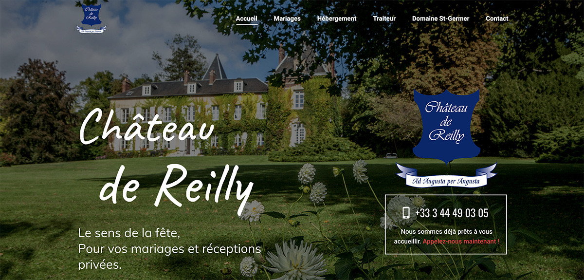 Reilly.fr – Tourisme Hébergement Mariages Séminaires Fêtes